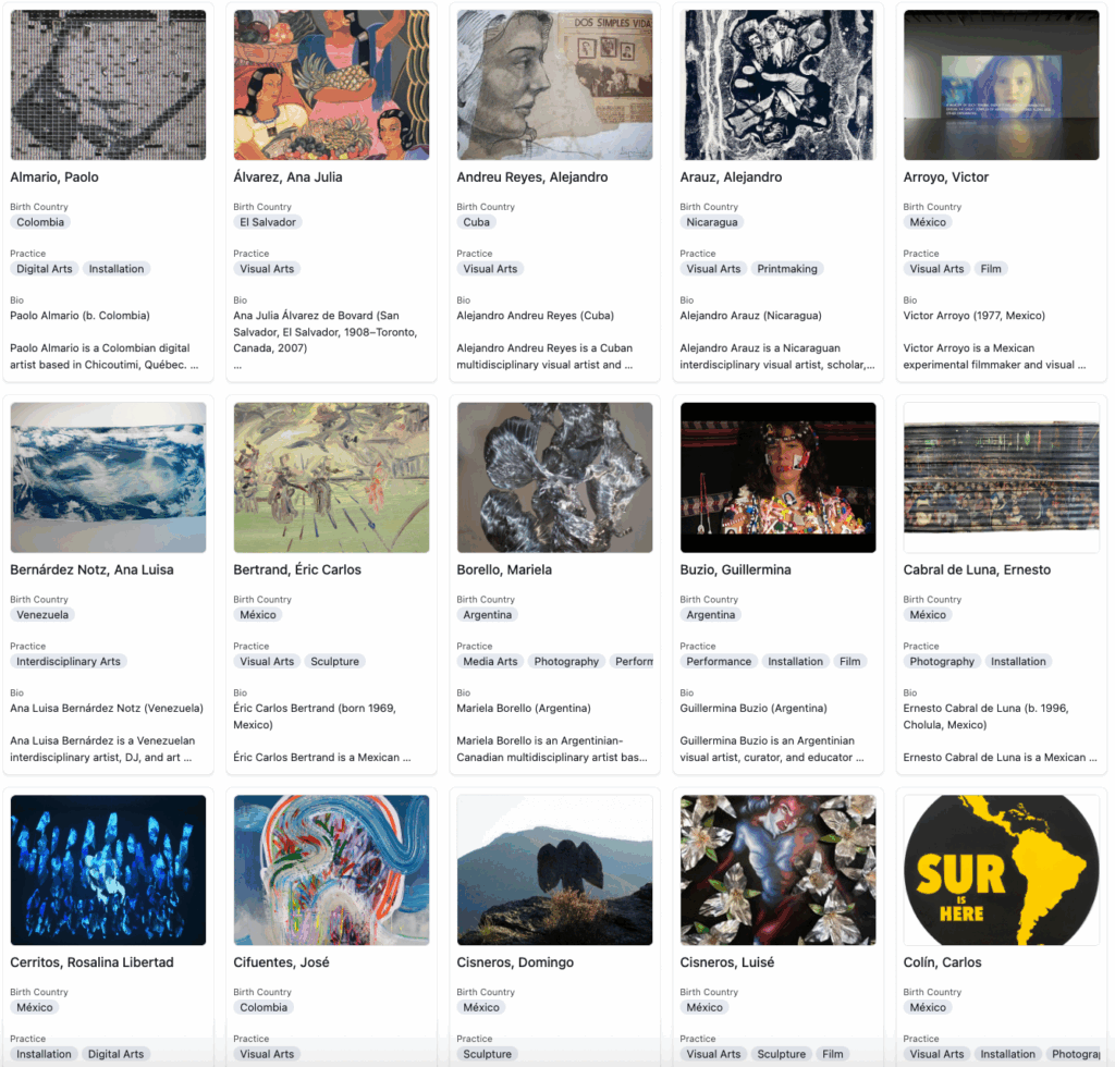 ARCHIVO: Documenting Visual Artists of the Latin American Diaspora in ...